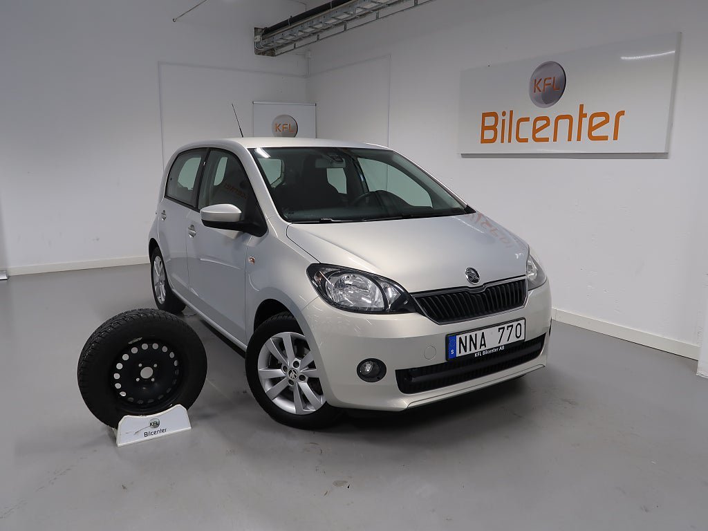Skoda Citigo KFL 10 år 5-dörrar 1.0 MPI V-Däck ingår Motorvärmare-P ...